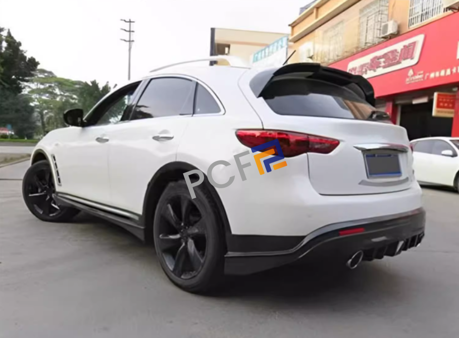 Fits 2009-2015 Infiniti FX35 FX37 QX70 Vettel style Real Carbon Small ...