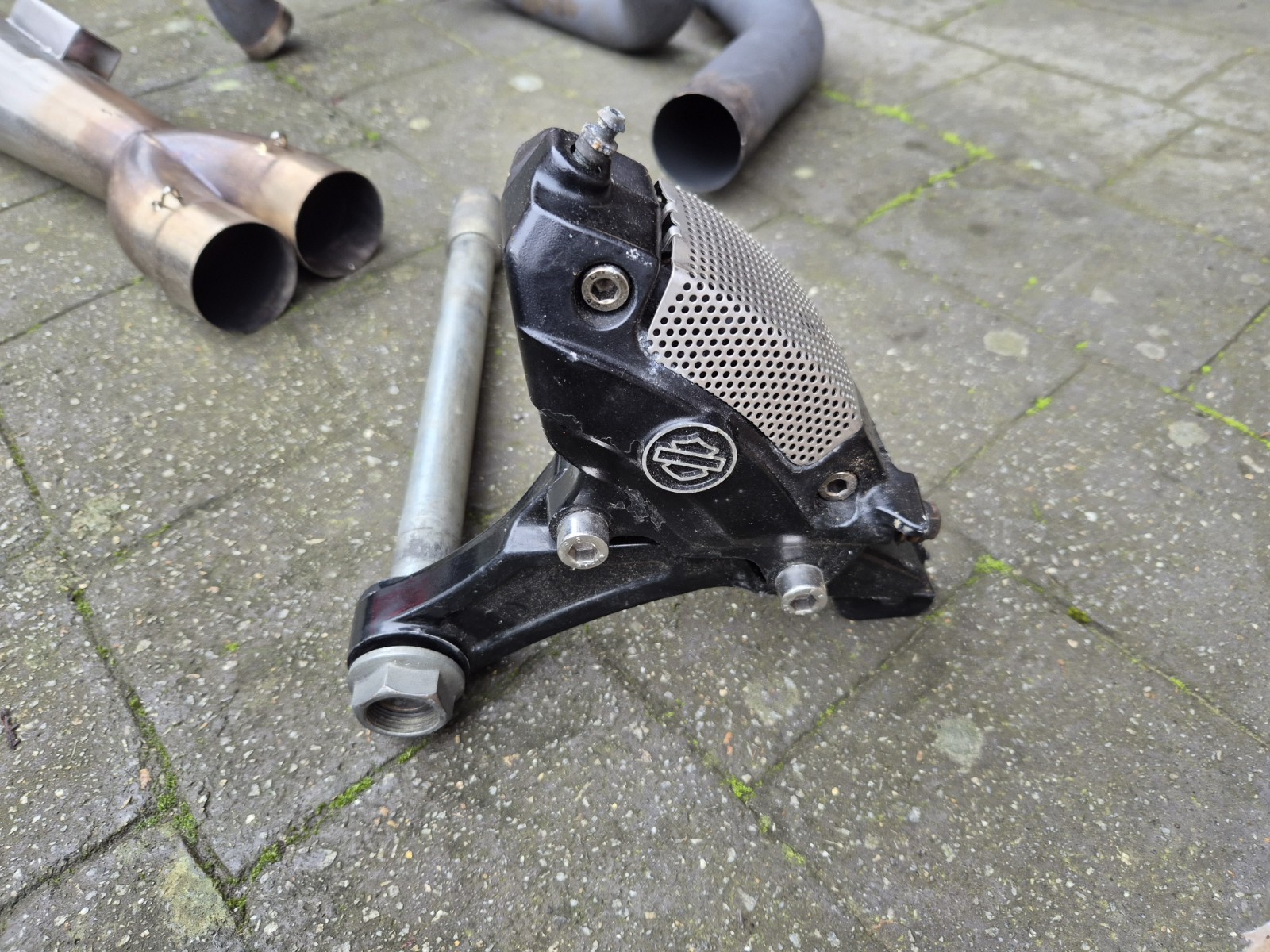 Harley davidson v rod rear brake caliper | eBay UK