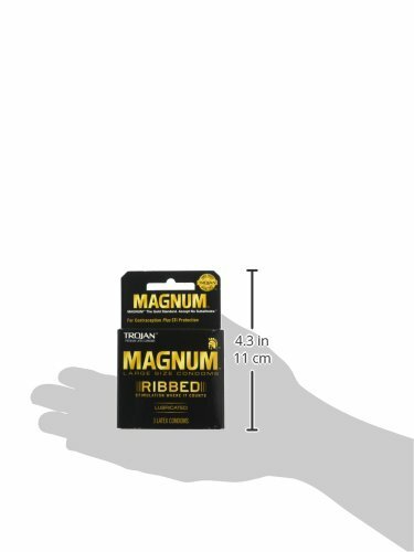 Trojan Magnum Ribbed Condoms 3 | eBay