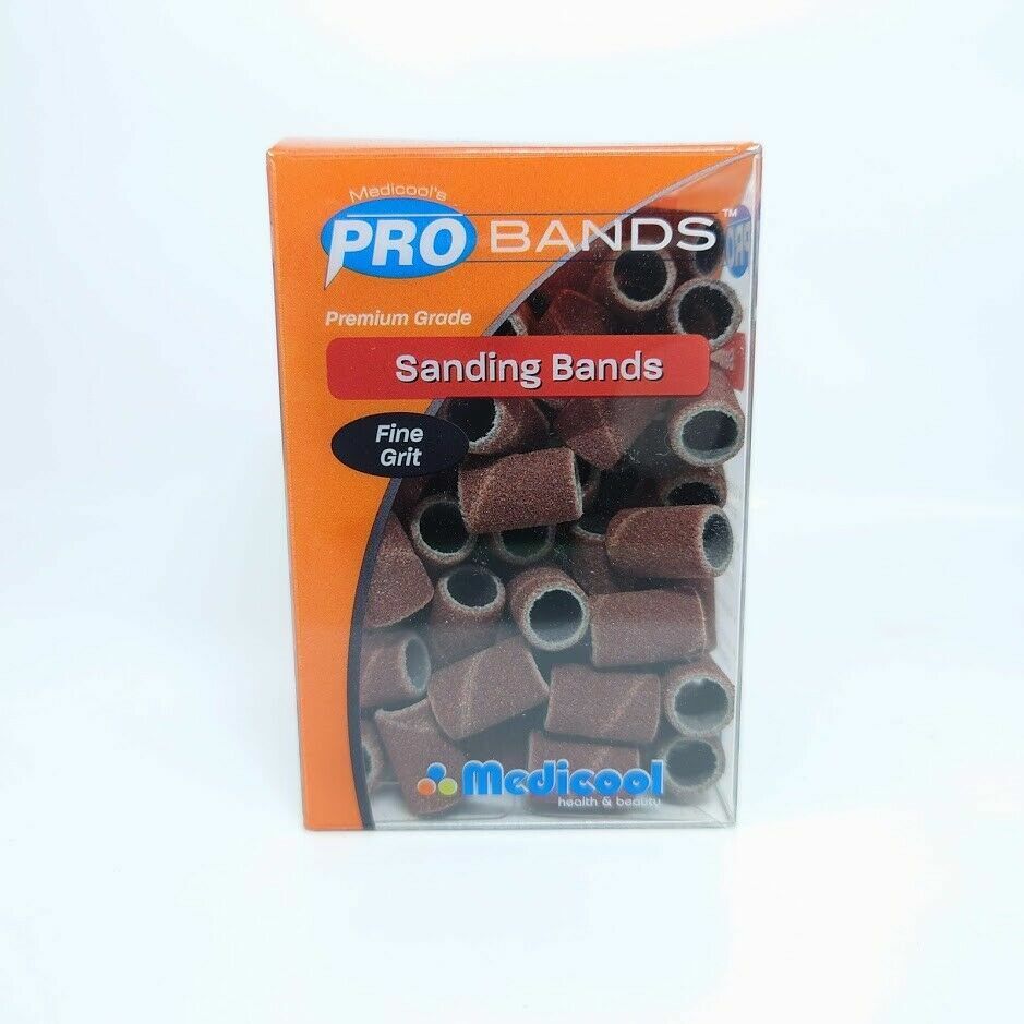 Medicool Pro Bands Acrylic/ Gel Sanding Band [Fine/Medium/Coarse] R/W ...