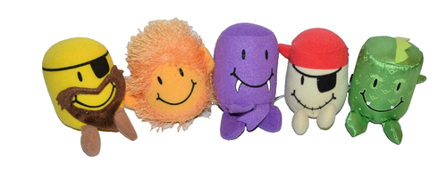 T Rex Croc TOT Sonic Drive-In Wacky Pack Kids Meal Plush Captain Skully ...