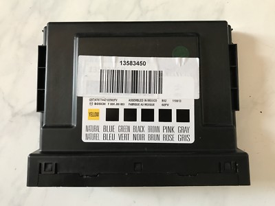 HOLDEN CHEVROLET CRUZE 2009-2015 Plastic BCM Module Part# 13583450 | eBay