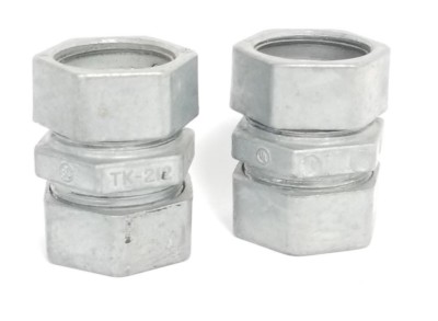 LOT OF 2 STEEL CITY TK-212 3/4" COMPRESSION CONDUIT COUPLINGS TK212 | eBay