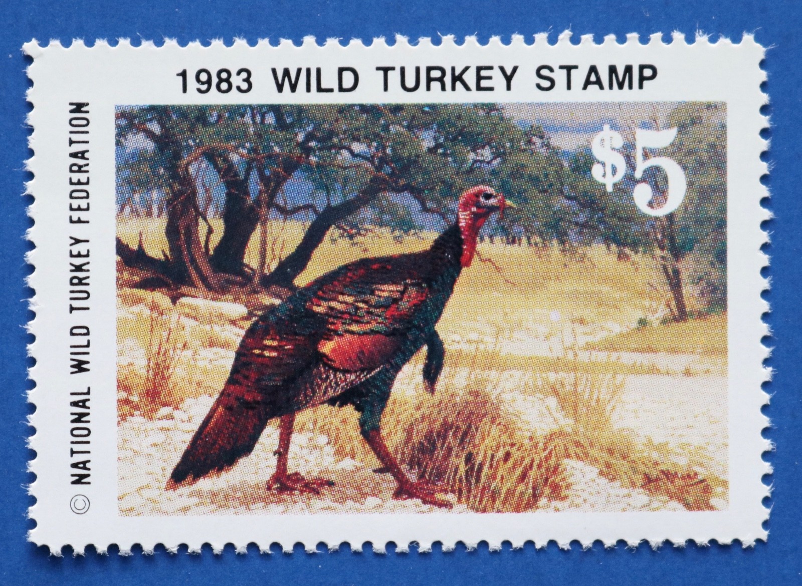 U.S. (NWTF08) 1983 National Wild Turkey Federation Wild Turkey Stamp | eBay