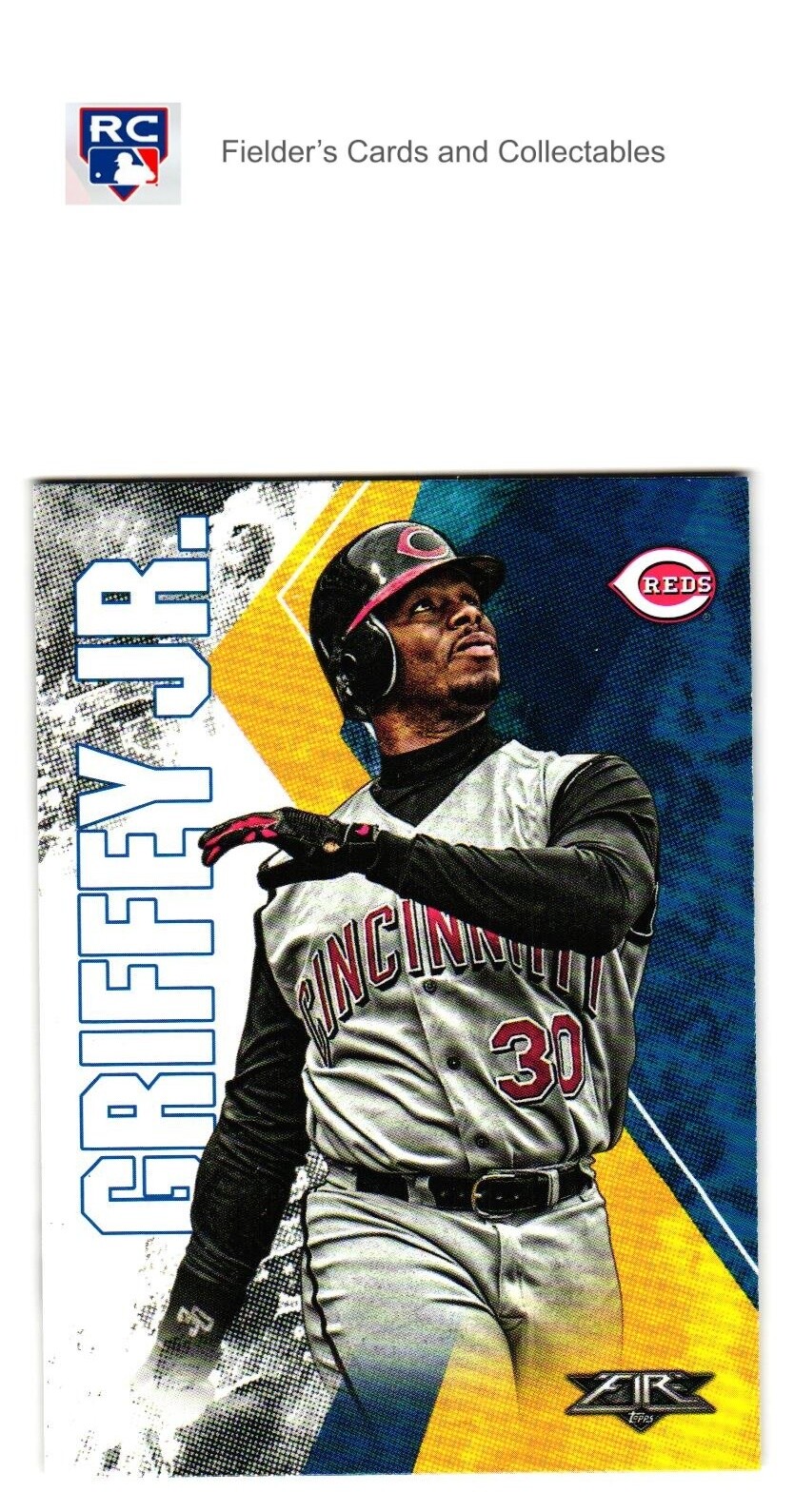 2019 Topps Fire #38 Ken Griffey Jr - Cincinatti Reds | eBay