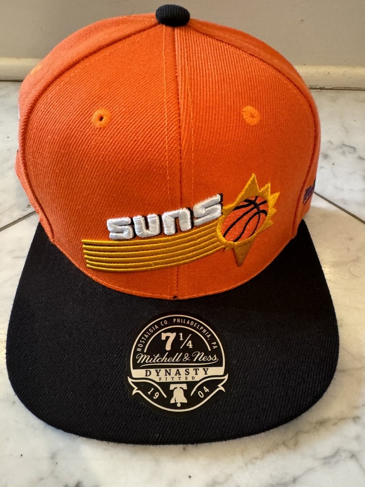 Phoenix Suns NBA Mitchell And Ness Dynasty Fitted Hat Cap Size 7 1/4 | eBay
