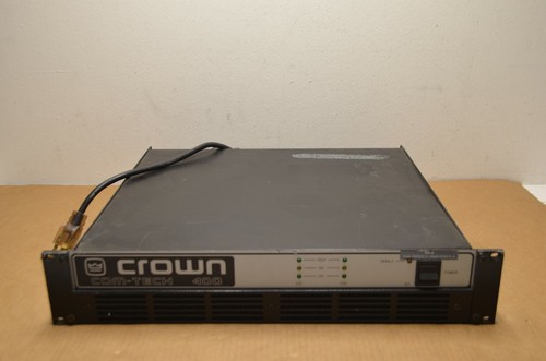Crown Com-Tech Rackmount 400 2 Channel Power Amplifier 400W | eBay