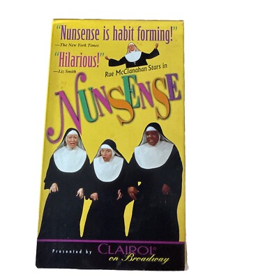 Nunsense VHS Used Movie VCR Video Tape Rue Mcclanahan | eBay