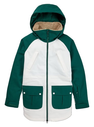 Burton Women's Standard Prowess Jacket, Botanical Garden/Stout White ...