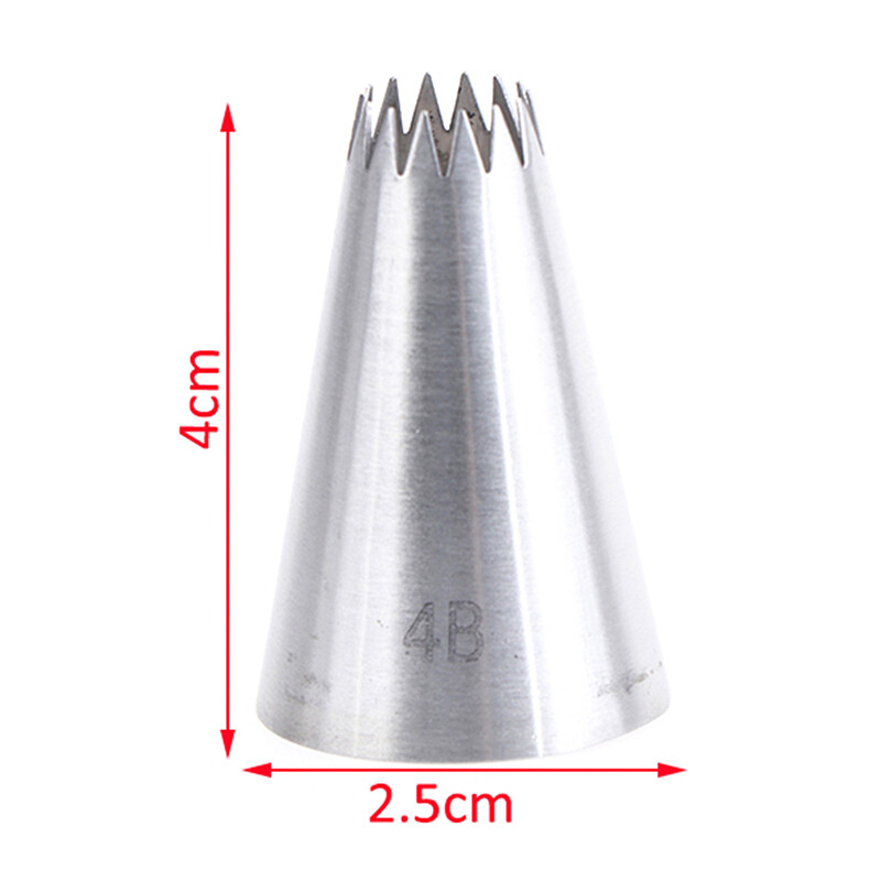 4B# Icing Piping Nozzles Nozzles Pastry Tips Cookies Cake Decorating ...