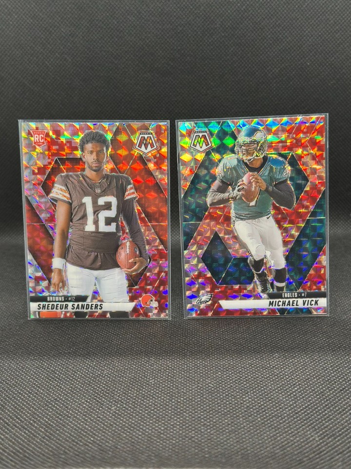 2025 Panini Mosaic Pink Camo Prizm Lot | Shedeur Sanders RC, Vick ...