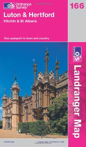 Luton, Hertford, Hitchin & St Albans (OS Landranger Map) by Ordnance ...