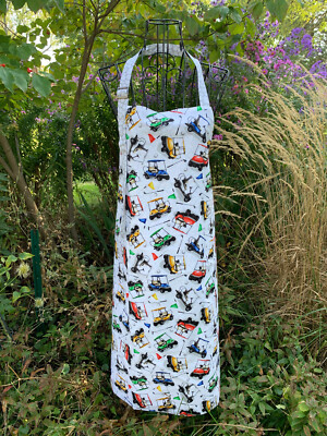 Handmade one of a kind unisex double sided chef grill apron golf theme ...