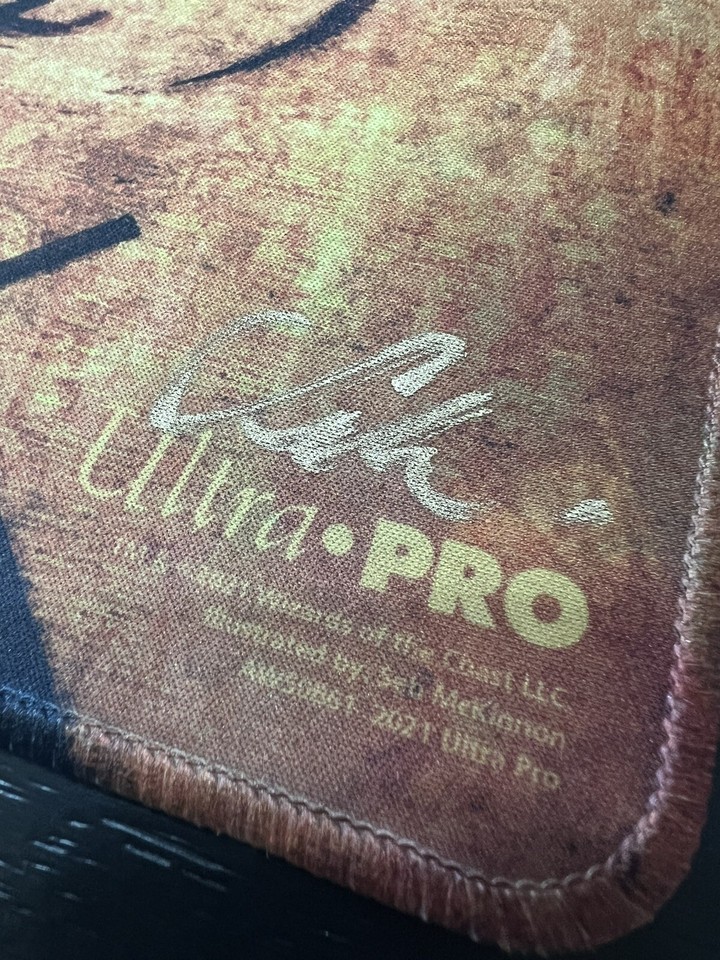 FORCE OF DESPAIR - Seb McKinnon signed playmat - Rare Kickstarter MTG ...