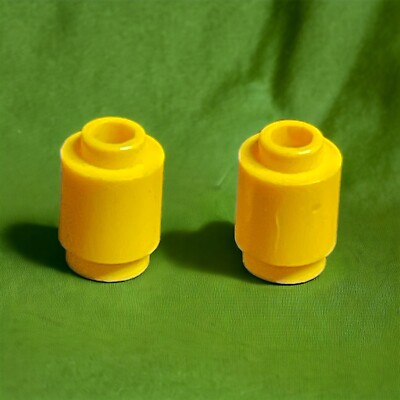 lot of 2 yellow Lego special round parts- combined shipping (YEL35) | eBay
