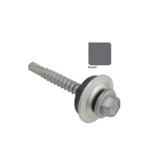 Qty 500 Cyclone Hex Flange 14g (6.30mm) x 53mm Flange Metal Roof Screw ...