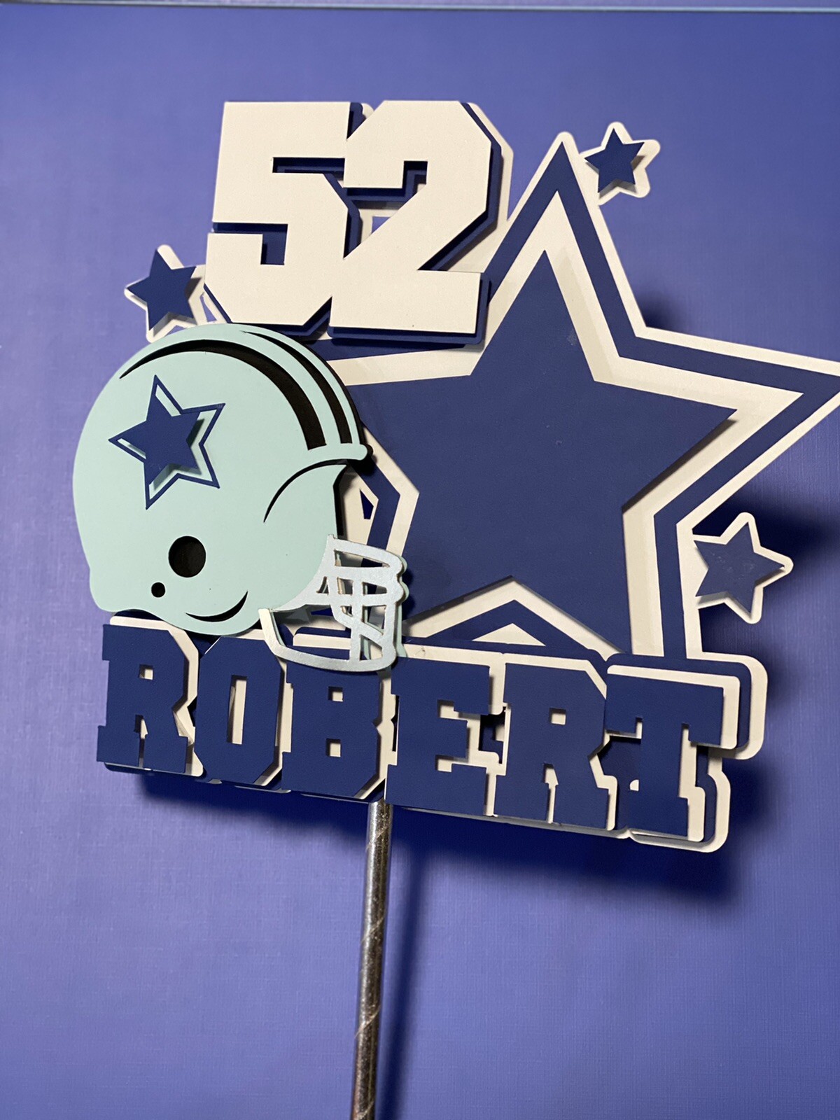 Dallas Cowboy Star Cake