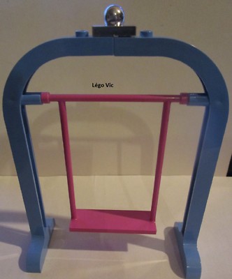 Lego Belville 6199 - 6200 Swing Balançoire Pink Rose Blue Bleu du 5834 ...