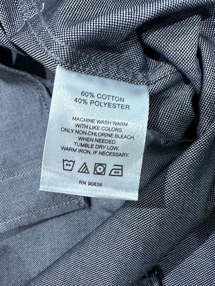 Port Authority S658 Mens Long Sleeve Button Down SuperPro Oxford Dress ...