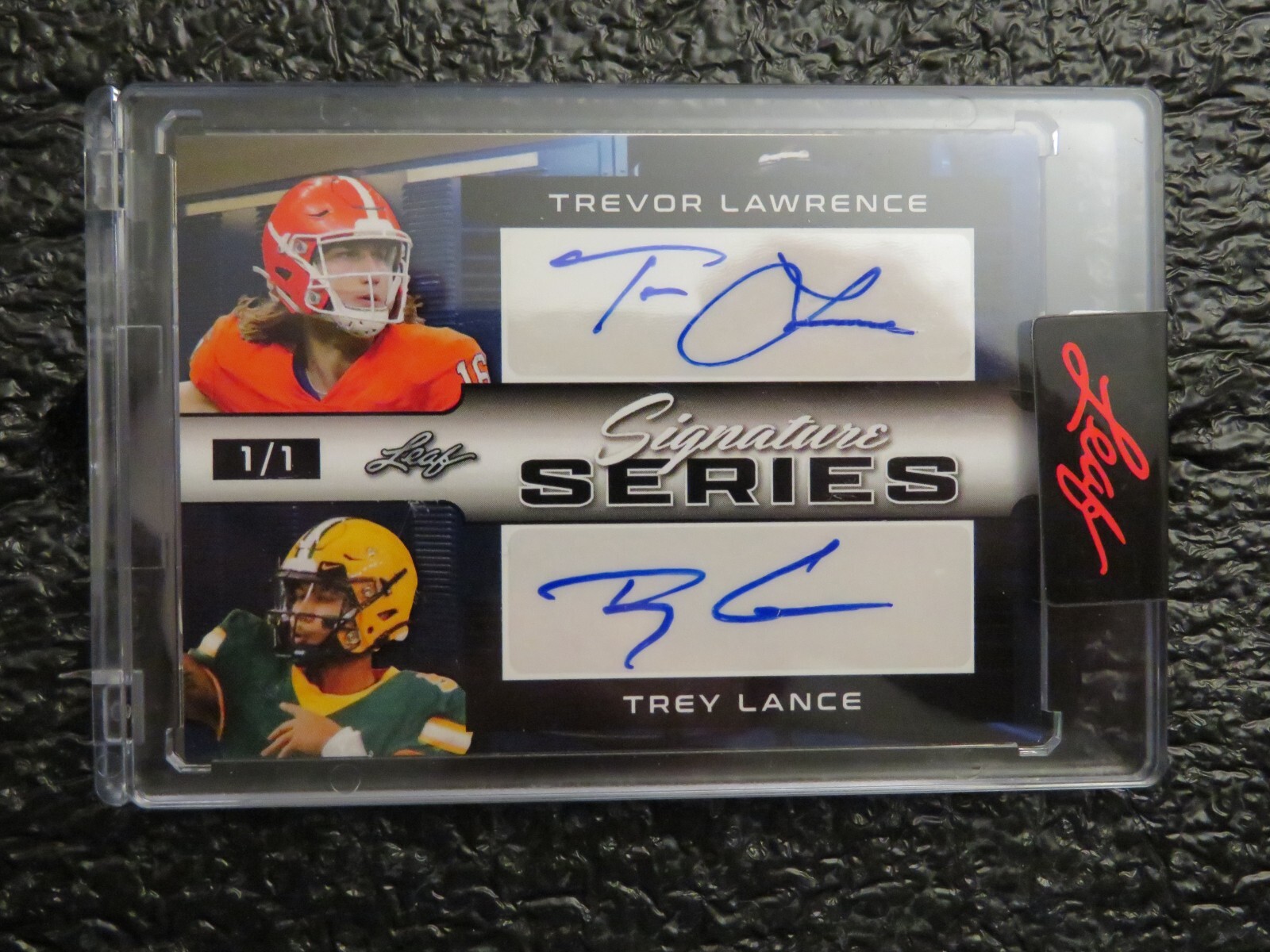 2022 Leaf Signature Series Trevor Lawrence/Trey Lance Auto 1/1 MINT | eBay