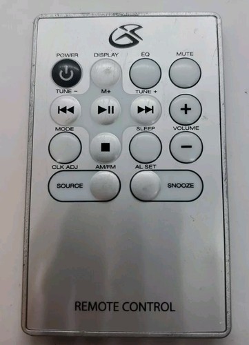 Original GPX HM3817DT Remote Control for HM-3817DT Micro HiFi Stereo ...