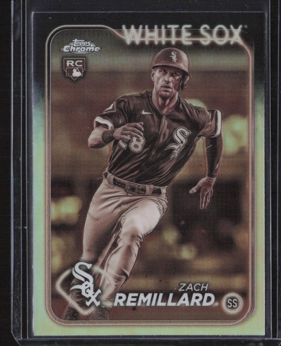 Zach Remillard 2024 Topps Chrome Baseball Rookie RC Sepia Refractor SP ...