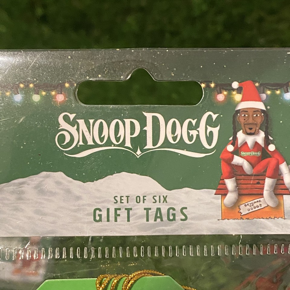 Snoop Dogg snoop on the stoop Christmas gift tags - set of 2 Packs Of ...