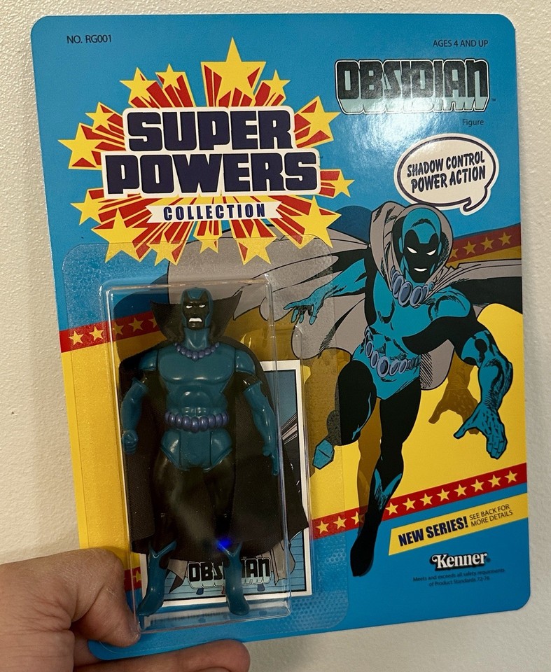 Custom DC “Kenner” Super Powers OBSIDIAN Figure -MOC- Includes ...