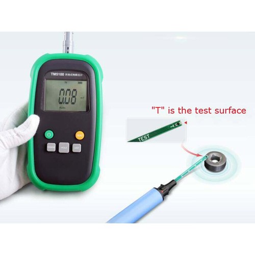 Handheld Digital Tesla Meter Magnetic Flux Density B Value Tester w ...