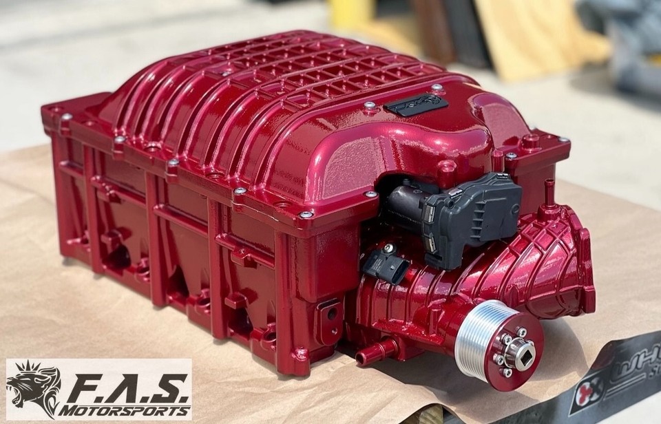 Race Ported 2.4L Hellcat Supercharger Custom Painted, Trackhawk, TRX ...