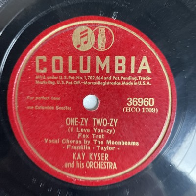 10" 78 RPM-Kay Kyser-There's No One But You/One-Zy Two-Zy/Columbia ...