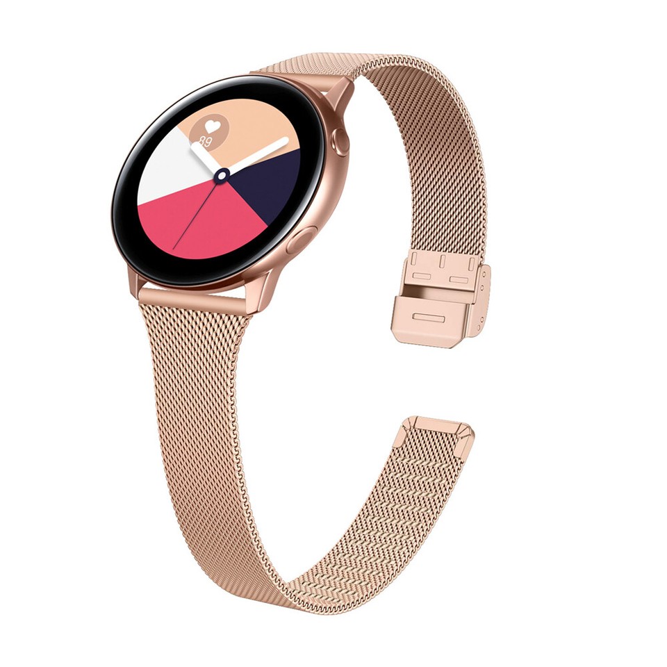 Slim Mesh Band Women Strap for Samsung Galaxy Watch 3 4 5 Pro 6 Active ...