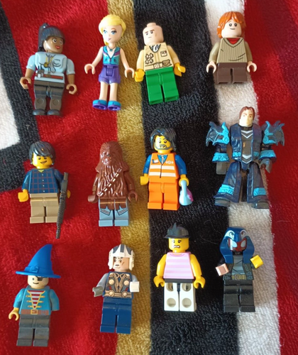 12 Lego figures star wars to sponge bob misc many others nice lots mix ...