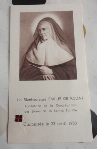 relique images pieuse emilie de rodat | eBay