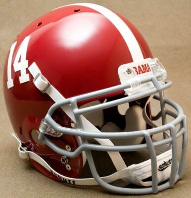 ALABAMA CRIMSON TIDE NCAA Schutt XP Full Size AUTHENTIC Gameday ...