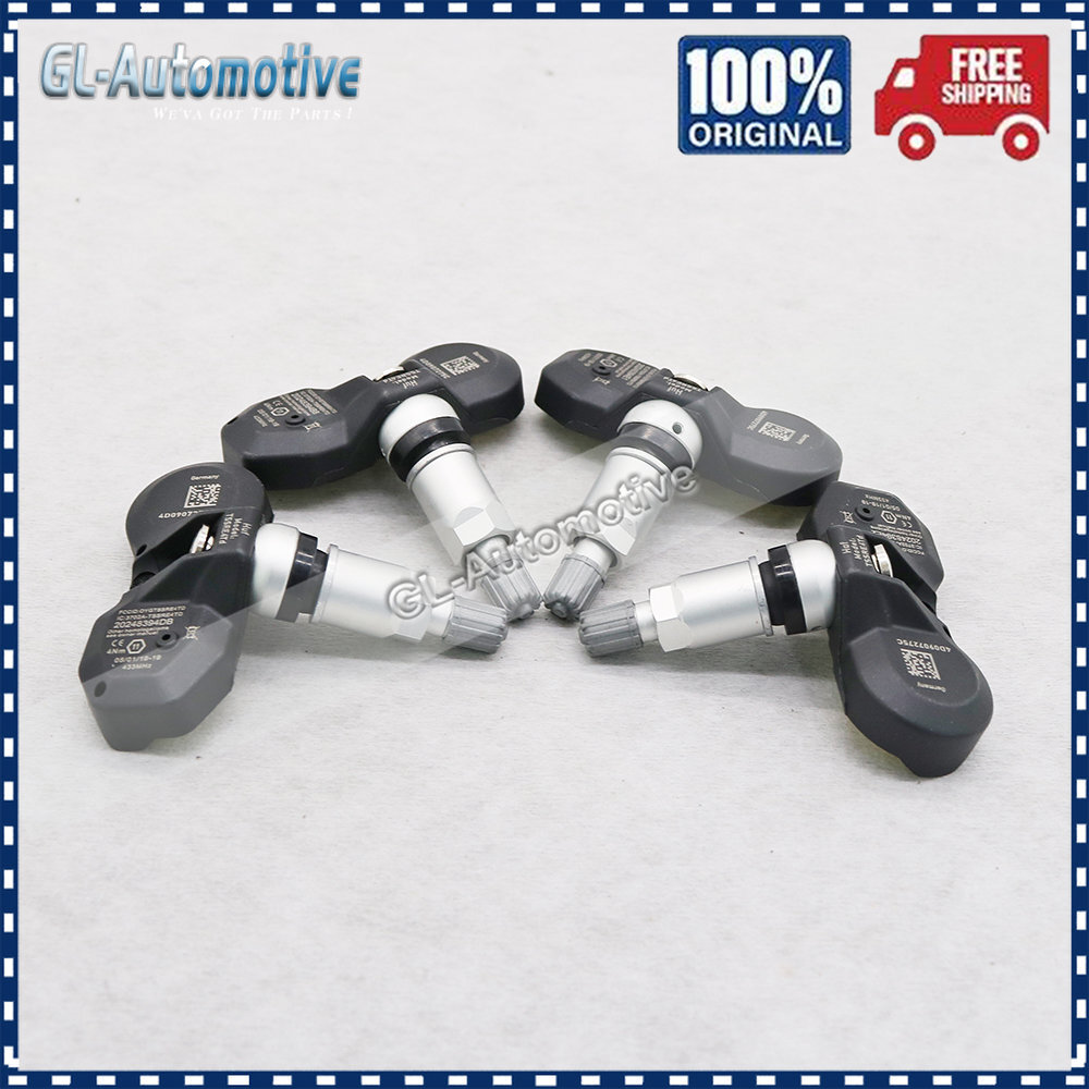 5X TPMS TIRE PRESSURE SENSOR 4D0907275C For Audi A8 S8 Volkswagen ...