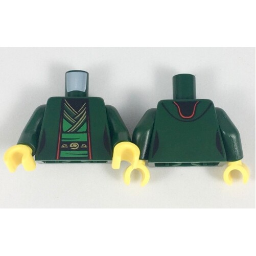 LEGO - Minifig, Torso Ninjago Robe over Bright Green Tunic w/ Sash ...