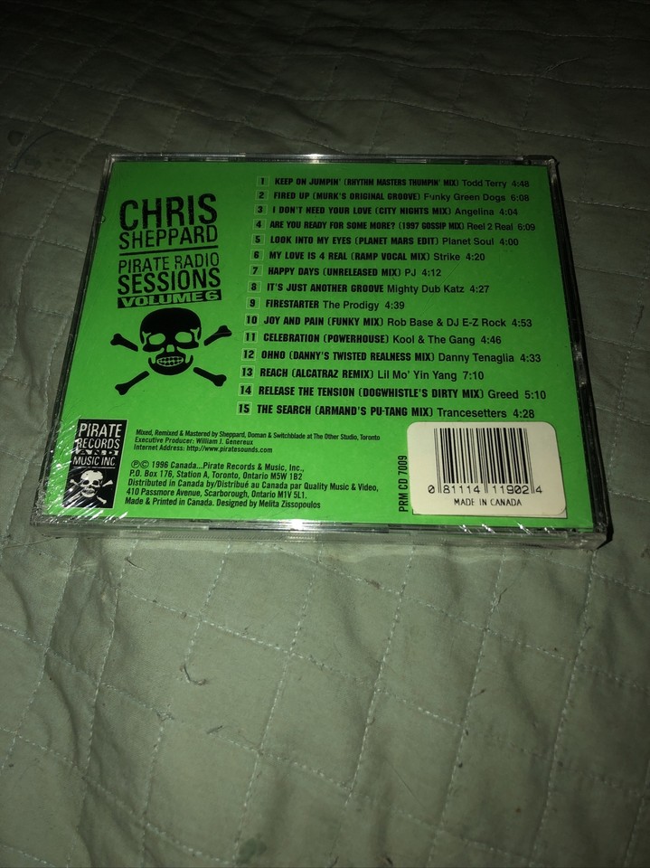 CHRIS SHEPPARD: Pirate Radio Vol. 6 CD (The Prodigy, Kool & the Gang+ ...