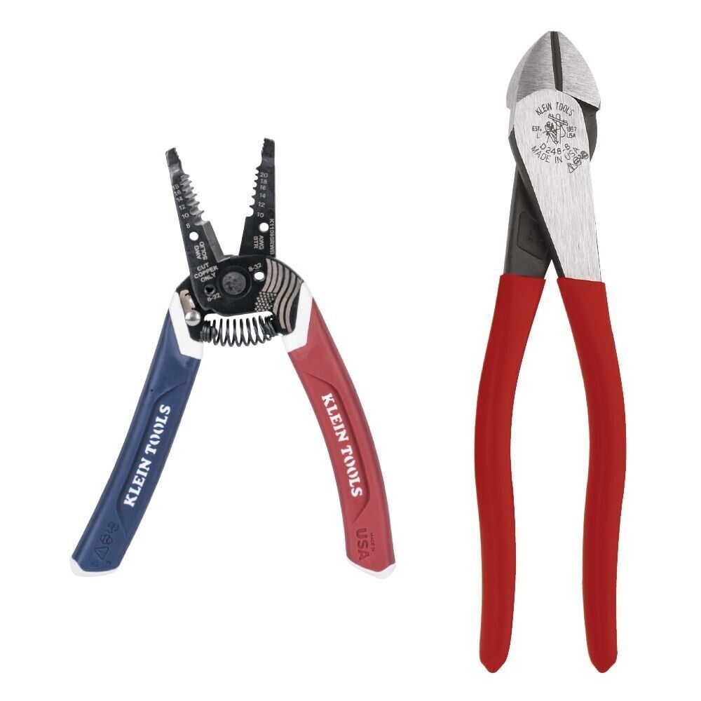Klein Tools 94156 American Legacy Diagonal Plier & Wire Stripper for ...