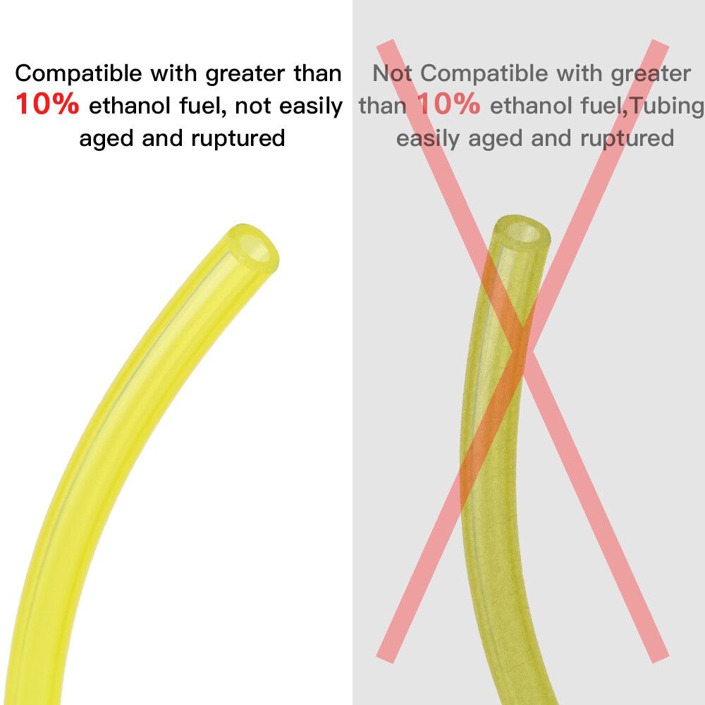 4 Sizes 20Feet Petrol Fuel Gas 1/8" Line Pipe For Trimmers Blowers Weed ...