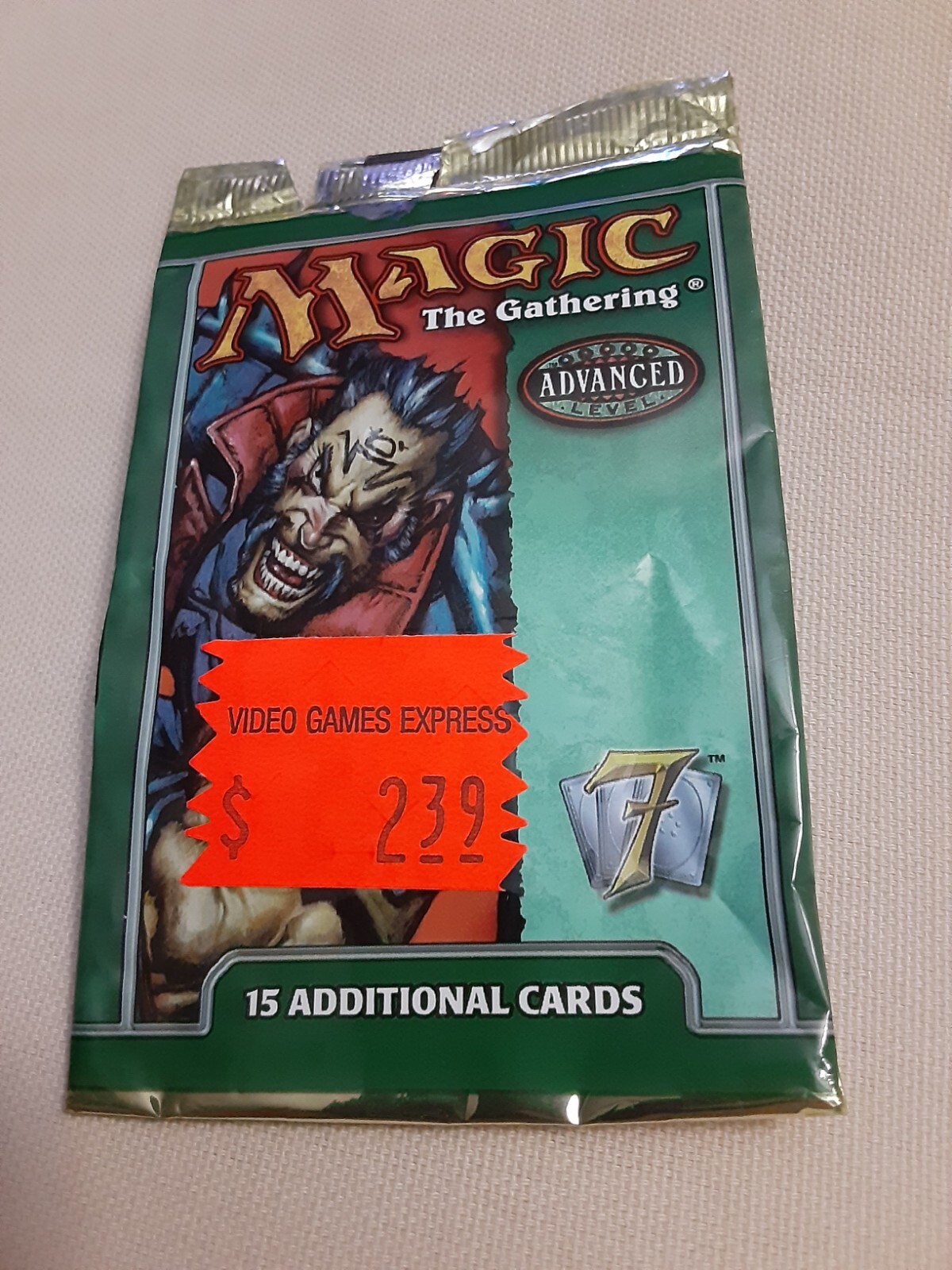 MTG 7th Edition Booster pack, English empty no cards magic the ...