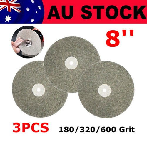 180/320/600 Diamond Grinding Wheel Discs For Sharpener Chain ChainSaw 8 ...