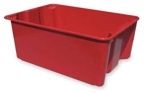 Molded Fiberglass 7806085280 Stack & Nest Container, Red, Fiberglass Reinforced | eBay