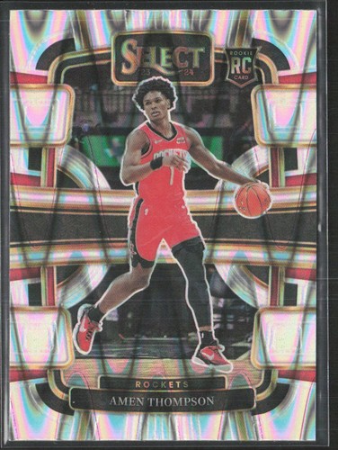 2023-24 Panini Select #96 Amen Thompson Tectonic Prizms | eBay