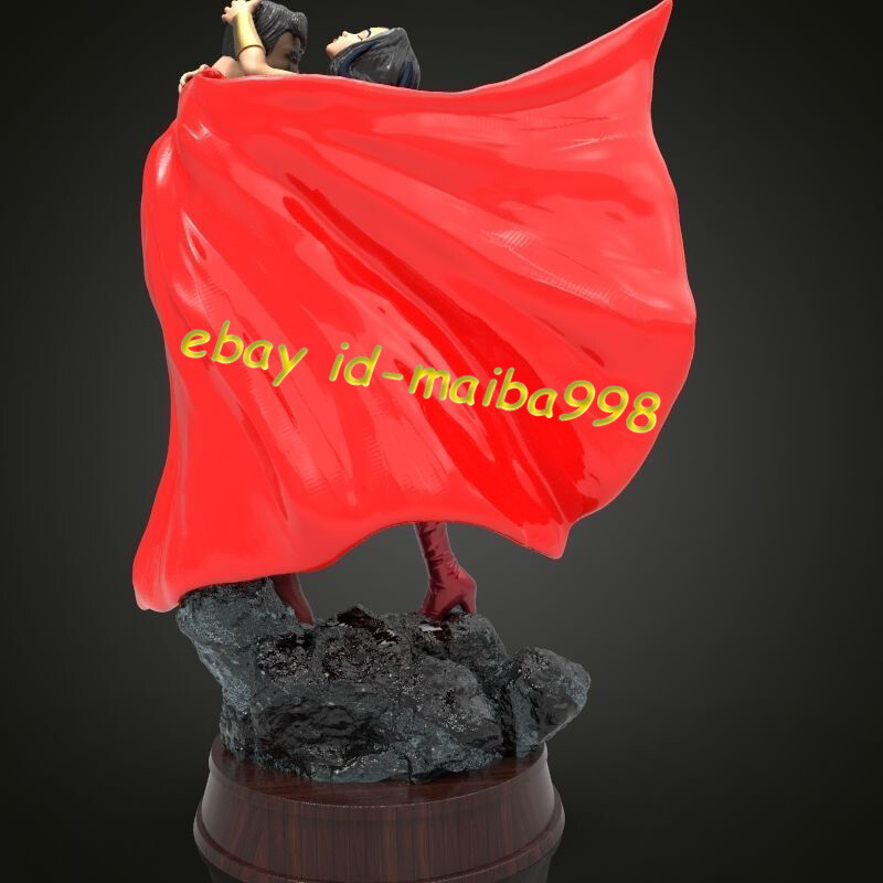Superman & Wonder Woman 3D Print GK Figure Model Kit Unassemble ...
