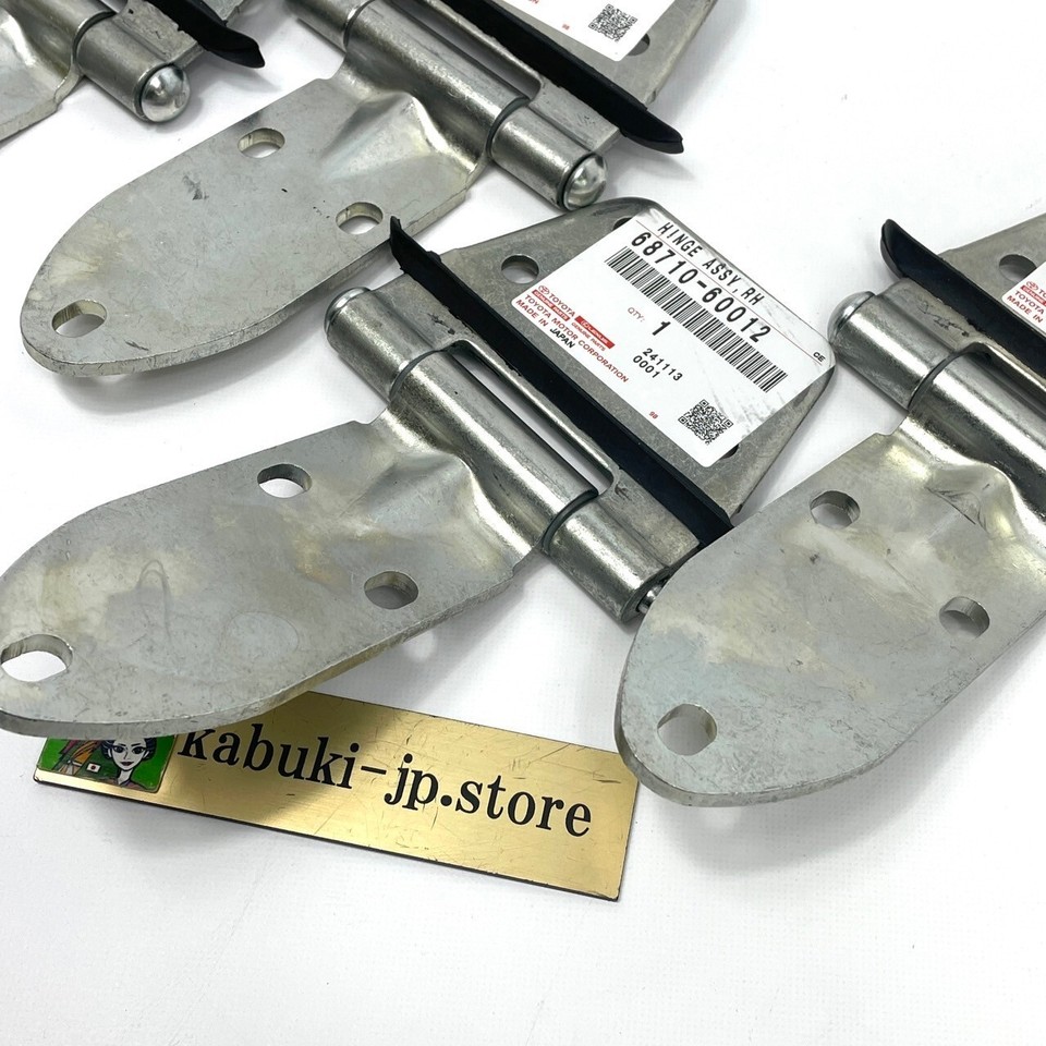 TOYOTA Genuine Front Steel Door Hinges 4P 69-86 Land Cruiser FJ40 BJ40 ...
