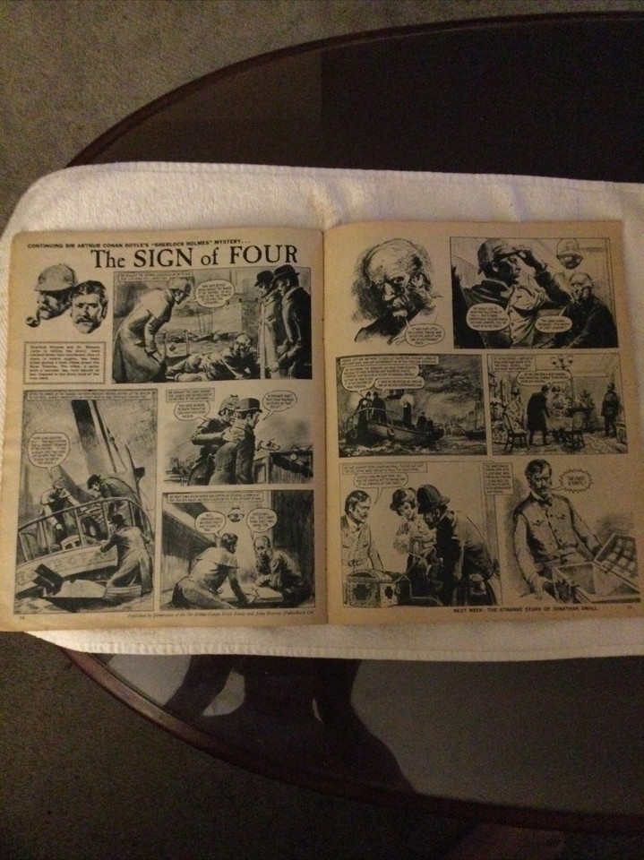 Look & Learn Magazine, Conan Doyle’s Sherlock Holmes The Sign Of Four ...