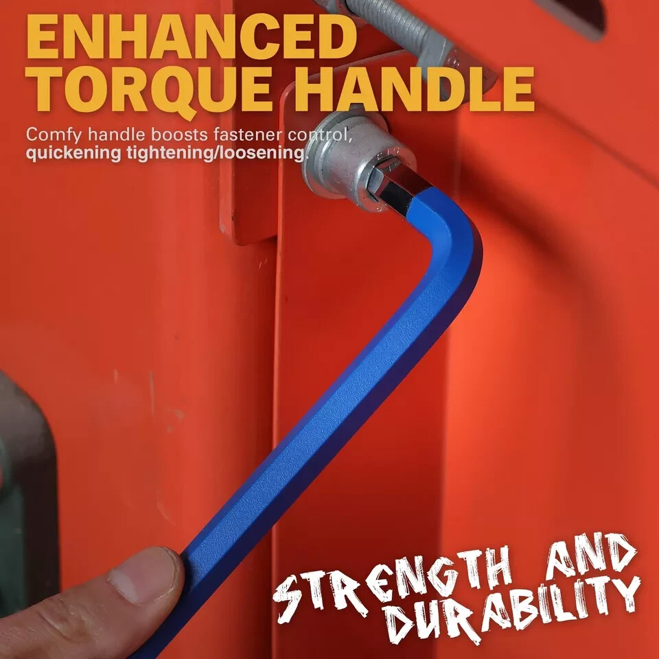 Jumbo Hex Key Allen Wrench Set | 13-Piece Metric 2-19mm | Long Ball End ...