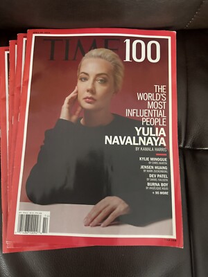 Yulia Navalnaya April 29 2024 4/29/24 TIME Magazine Top 100 Influential ...
