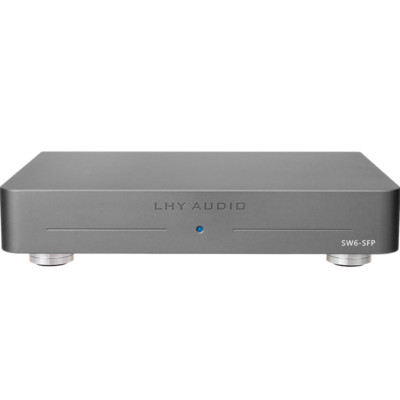LHY Audio SW6-SFP 6-Port Hifi Audio Ethernet Switch DC Powered with SC ...